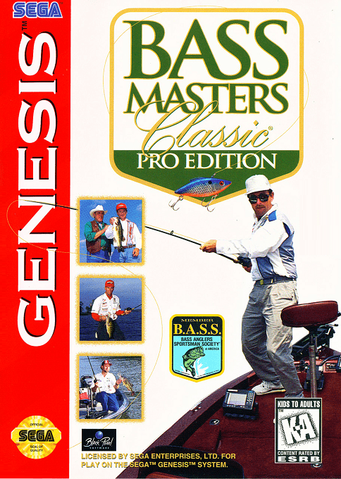 Bass Masters Classic Pro Edition Sega Mega Drive Genesis EmuBox