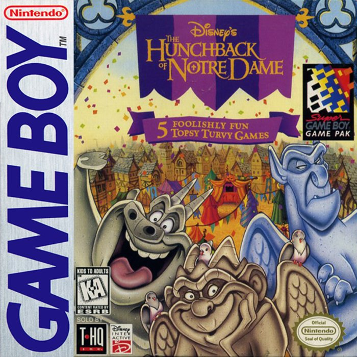 Download The Hunchback of Notre Dame : 5 Foolishly Fun Tops (Game Boy ...